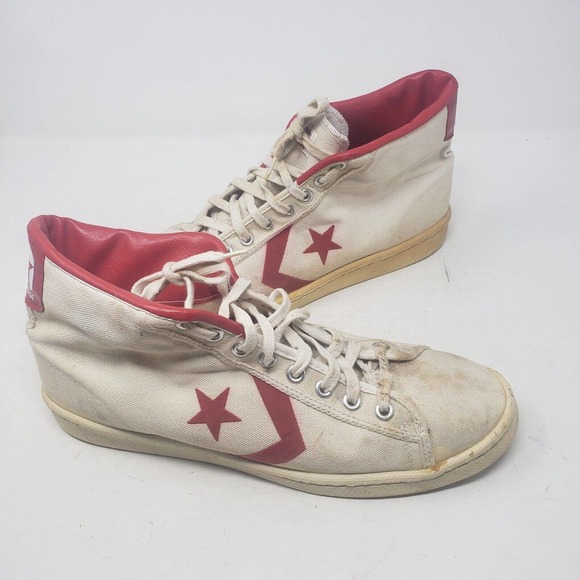 Converse | Shoes | Vtg 7s Converse One Star Dr J Basketball Hi Tops ...